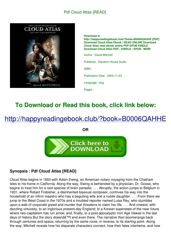 PPT - Pdf Cloud Atlas [READ] PowerPoint Presentation, free download - ID:11180806