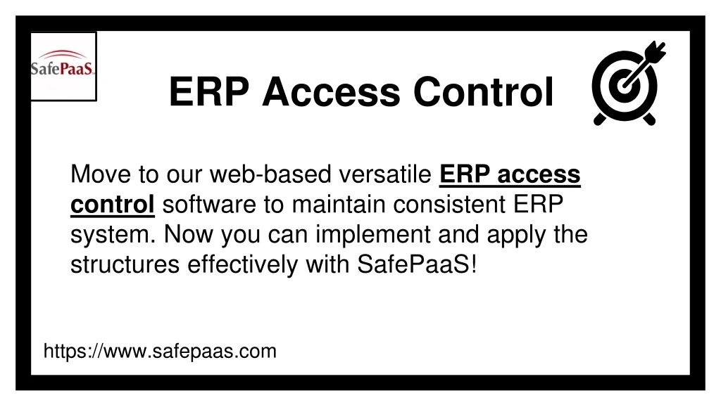 PPT - ERP Access Control PowerPoint Presentation, free download - ID ...