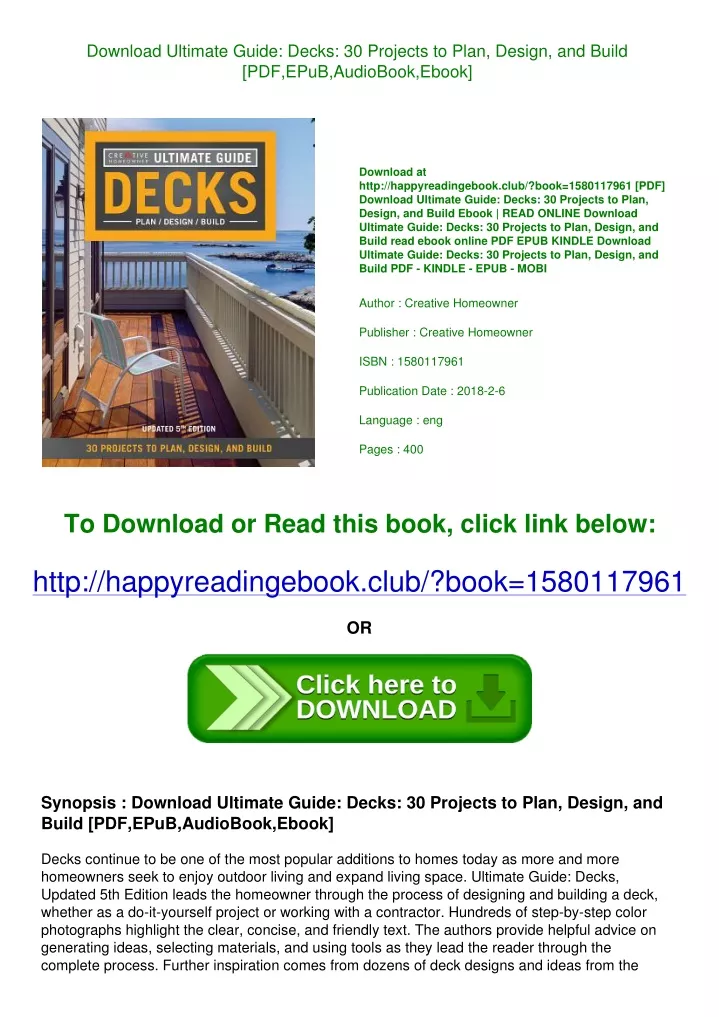 PPT - Download Ultimate Guide Decks 30 Projects to Plan Design and ... PPT - Download Ultimate Guide Decks 30 Projects to Plan Design and ...