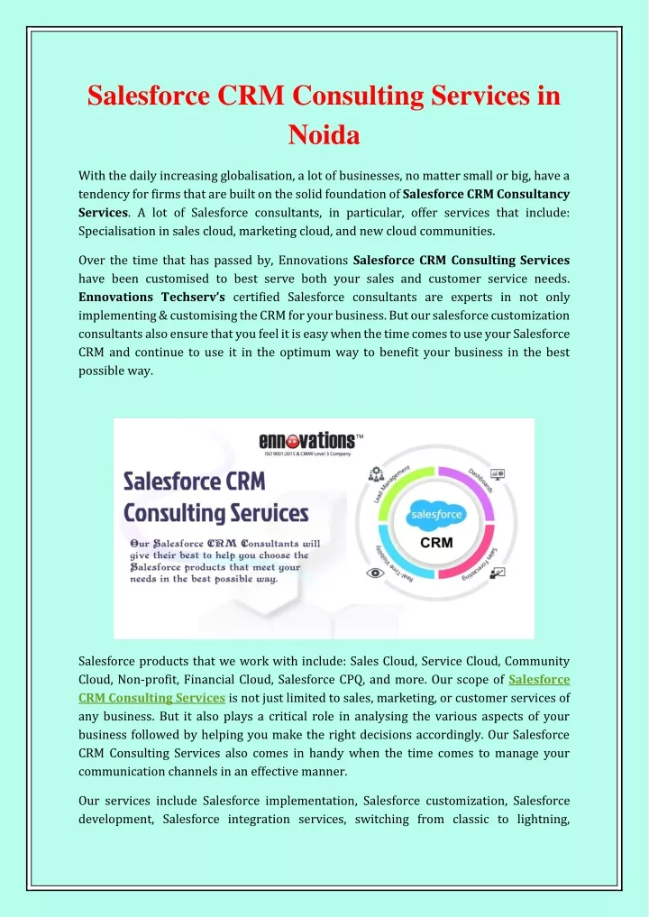 PPT - Salesforce CRM Consulting Services in Noida PowerPoint ... PPT - Salesforce CRM Consulting Services in Noida PowerPoint ...