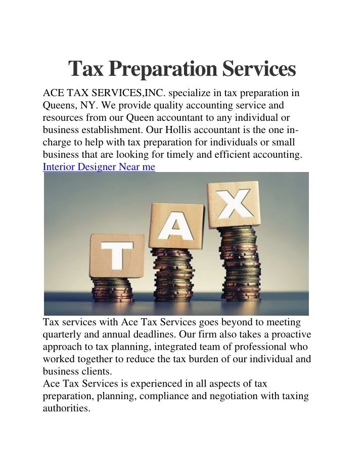 PPT - Tax Preparation Services PowerPoint Presentation, free download ...