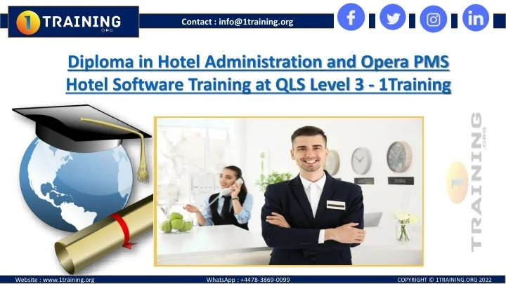 PPT - Diploma in Hotel Administration and Opera PMS Hotel Software ...