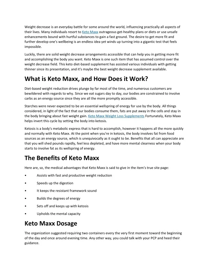 PPT - Keto Maxx Benefits PowerPoint Presentation, free download - ID ...