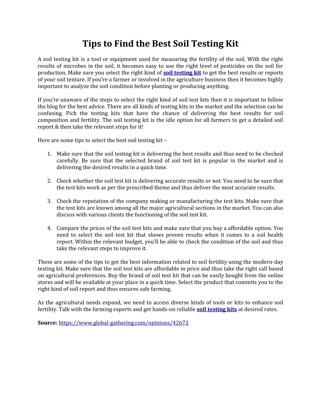 PPT - Tips to Find the Best Soil Testing Kit PowerPoint Presentation ...