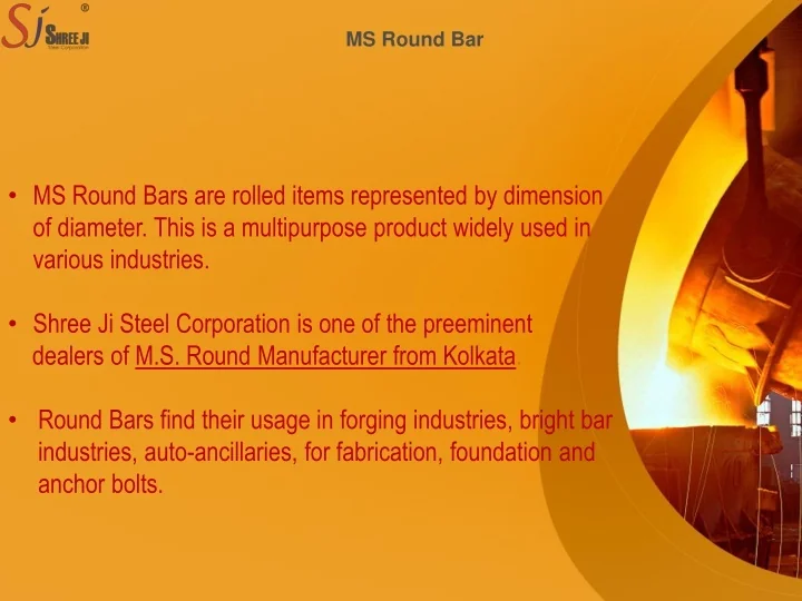 PPT - M.S. Round Manufacturer from Kolkata PowerPoint Presentation ...