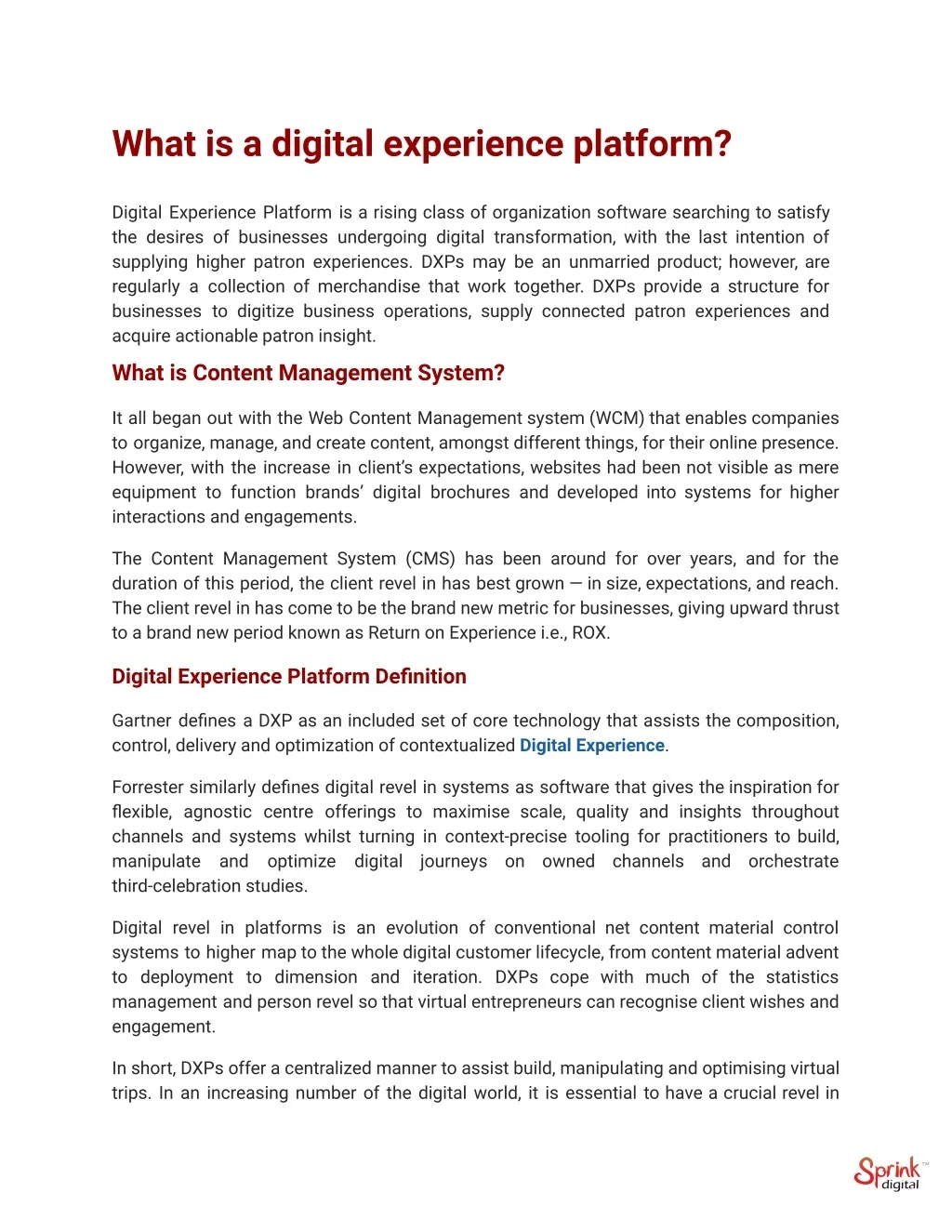 PPT - What is a Digital Experience Platform PowerPoint Presentation ...