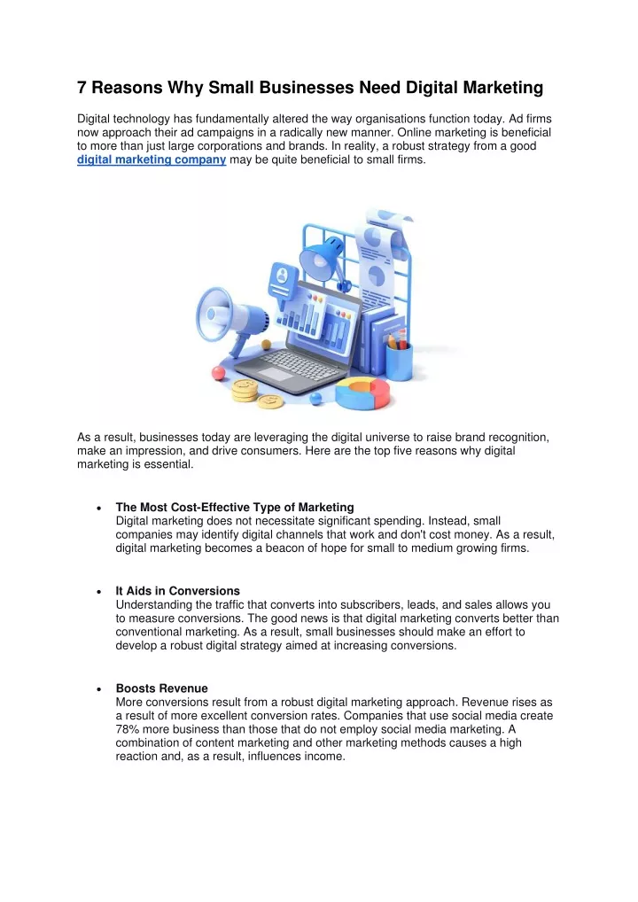 PPT - 7 Reasons Why Small Businesses Need Digital Marketing PowerPoint ... PPT - 7 Reasons Why Small Businesses Need Digital Marketing PowerPoint ...