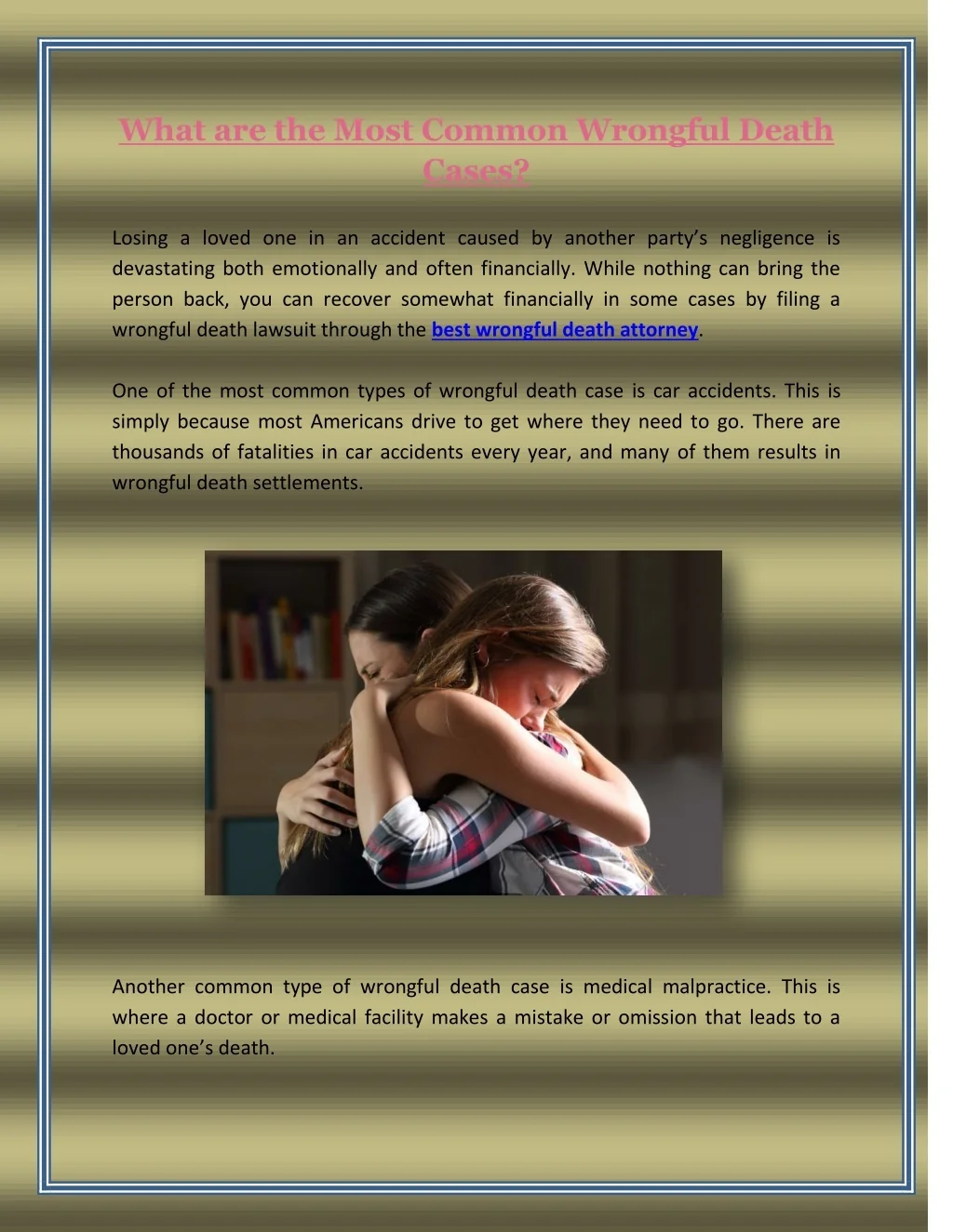 PPT - What Are The Most Common Wrongful Death Cases PowerPoint Presentation - ID:11244917