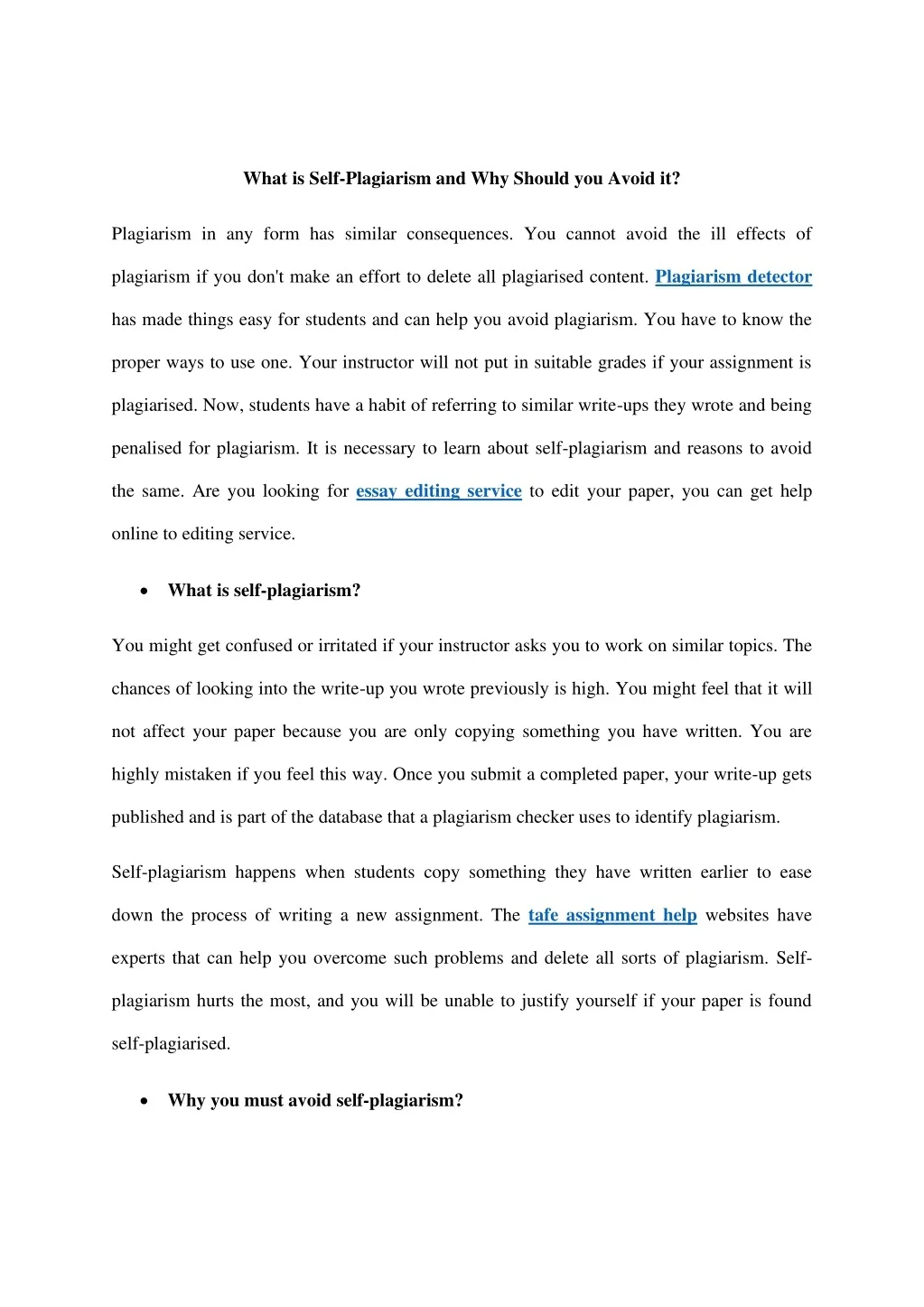PPT - What is Self-Plagiarism and Why Should you Avoid it-converted ...