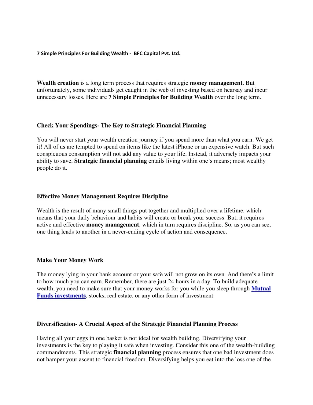 PPT - 7 Simple Principles For Building Wealth PowerPoint Presentation ...
