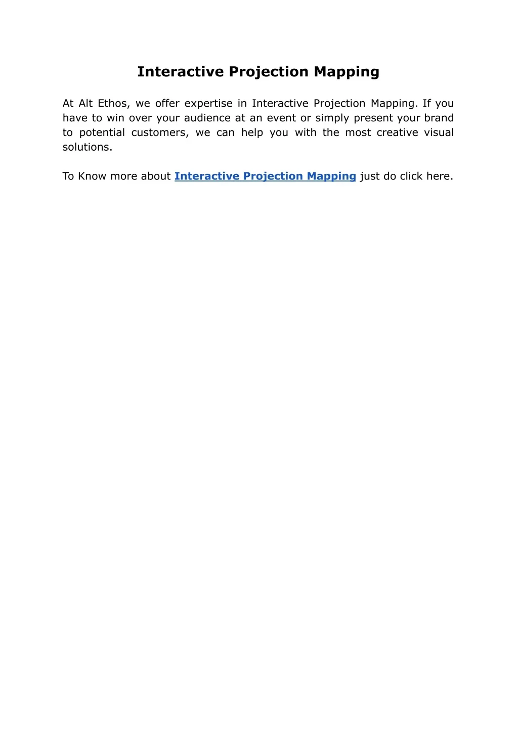 PPT - Interactive Projection Mapping PowerPoint Presentation, free ...
