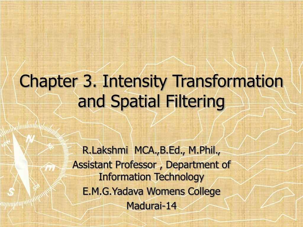 PPT - Chap-3-Intensity Transformation and spatial Filtering PowerPoint ...