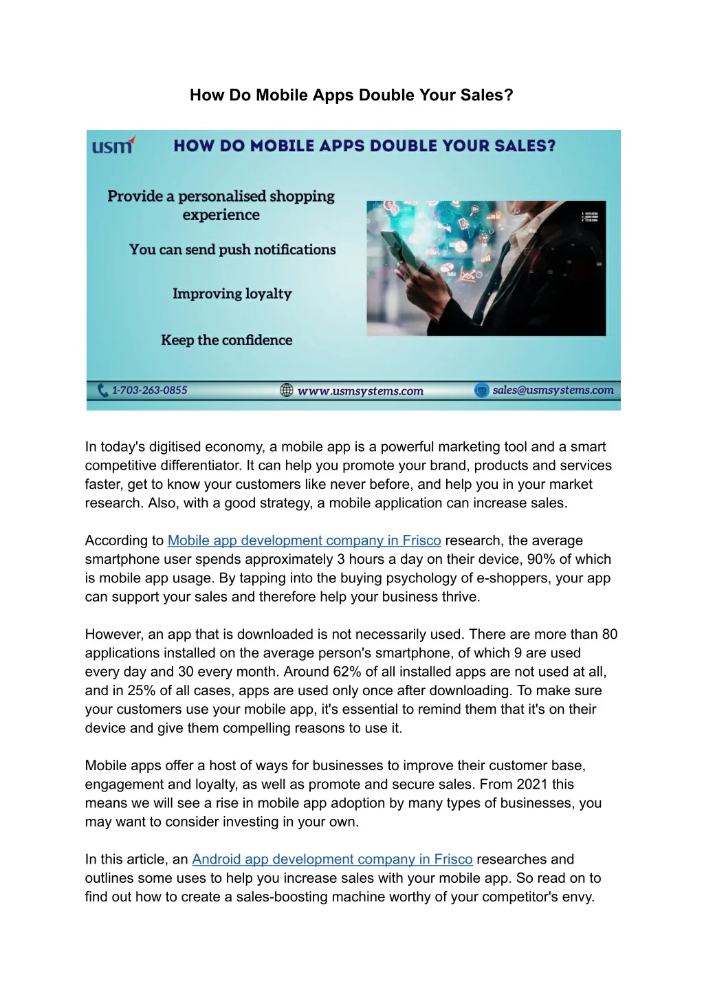 PPT - How Mobile App Can Double Your Sales PowerPoint Presentation ...