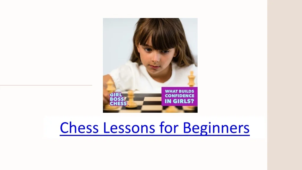 PPT - Chess Lessons for Beginners PowerPoint Presentation, free ...