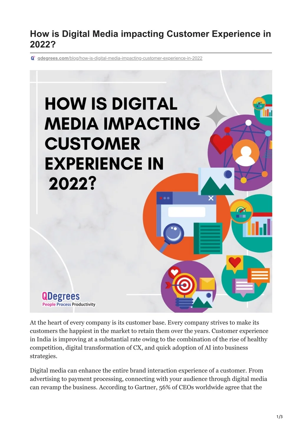 PPT - HOW IS DIGITAL MEDIA IMPACTING CUSTOMER EXPERIENCE IN 2022 ...