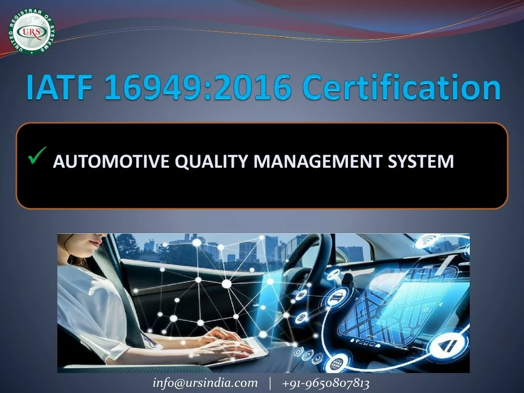 PPT - IATF 16949 for Automotive Quality Management System PowerPoint ...
