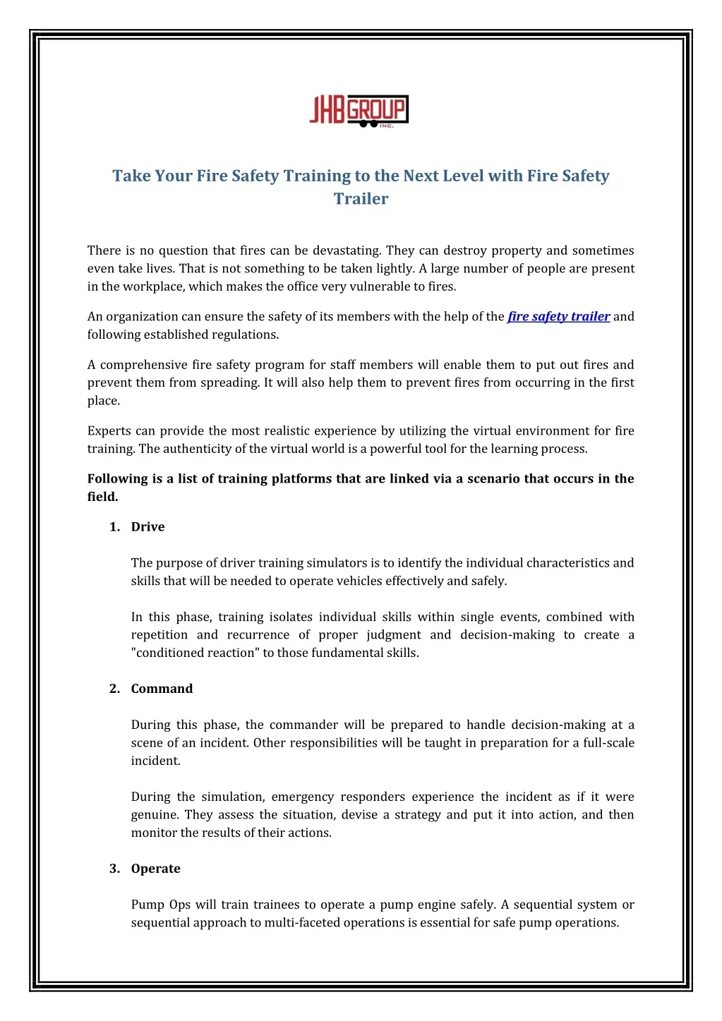 PPT - Take Your Fire Safety Training to the Next Level with Fire Safety ...