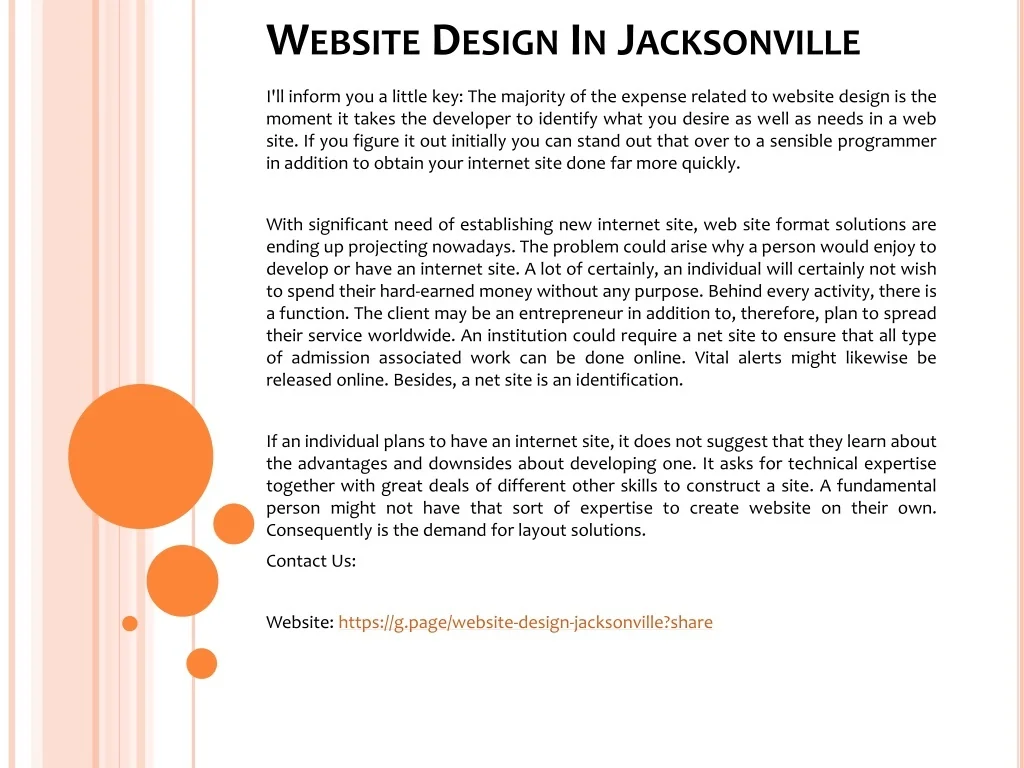 PPT - Website Design In Jacksonville PowerPoint Presentation, free ...