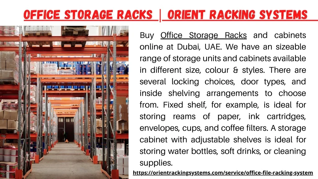PPT - Office Storage Racks | Orient Racking Systems PowerPoint Presentation - ID:11288623