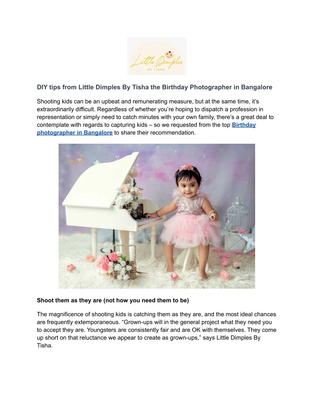 PPT - DIY tips from Little Dimples By Tisha the Birthday Photographer ...
