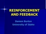 PPT - Improving Job performance with Goals, Feedback, Rewards, and ...