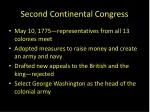 PPT - The First Continental Congress PowerPoint Presentation, free ...