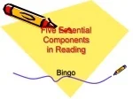 PPT - Five Components of Reading PowerPoint Presentation, free download ...
