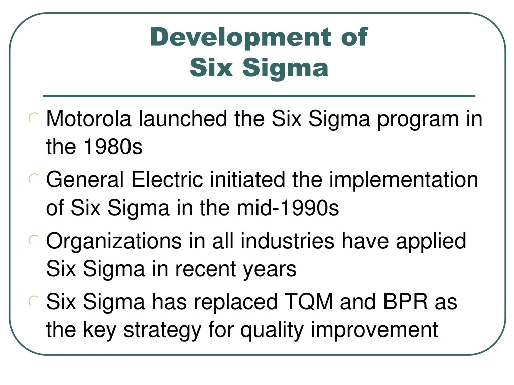 PPT - Mastering Six Sigma: Quality Improvement Strategies PowerPoint ...