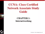 PPT - CISCO CERTIFIED NETWORK ASSOCIATE (CCNA) PowerPoint Presentation ...