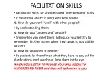 PPT - Developing Facilitation Skills PowerPoint Presentation, free ...