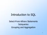 PPT - Introduction to SQL PowerPoint Presentation, free download - ID ...