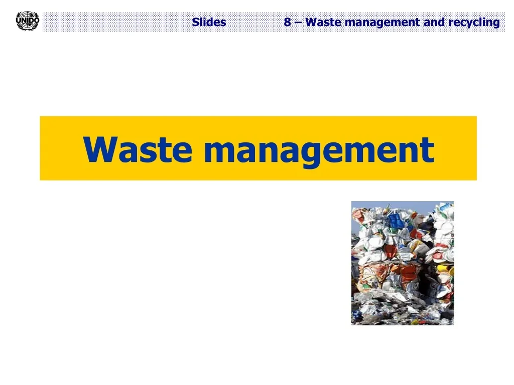 PPT - Waste management PowerPoint Presentation, free download - ID:9290967