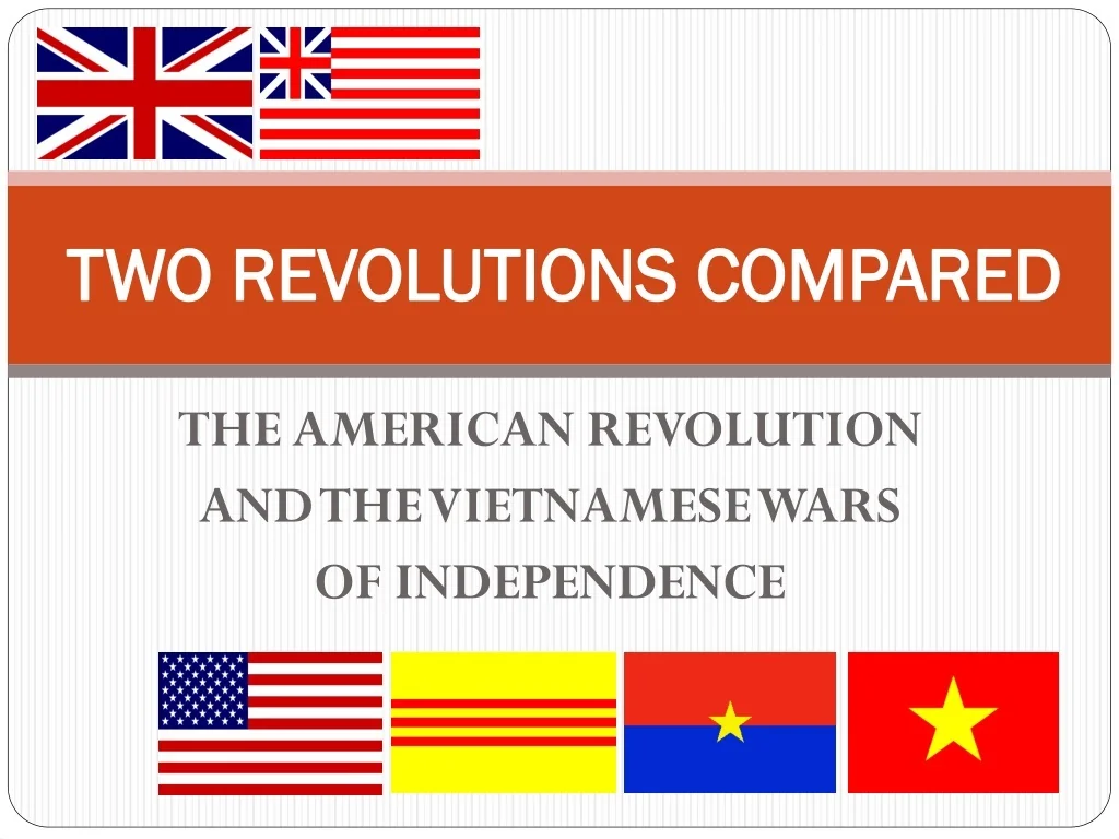 PPT - TWO REVOLUTIONS COMPARED PowerPoint Presentation, free download ...