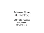 PPT - Chapter 4 Relational Model Characteristics PowerPoint ...