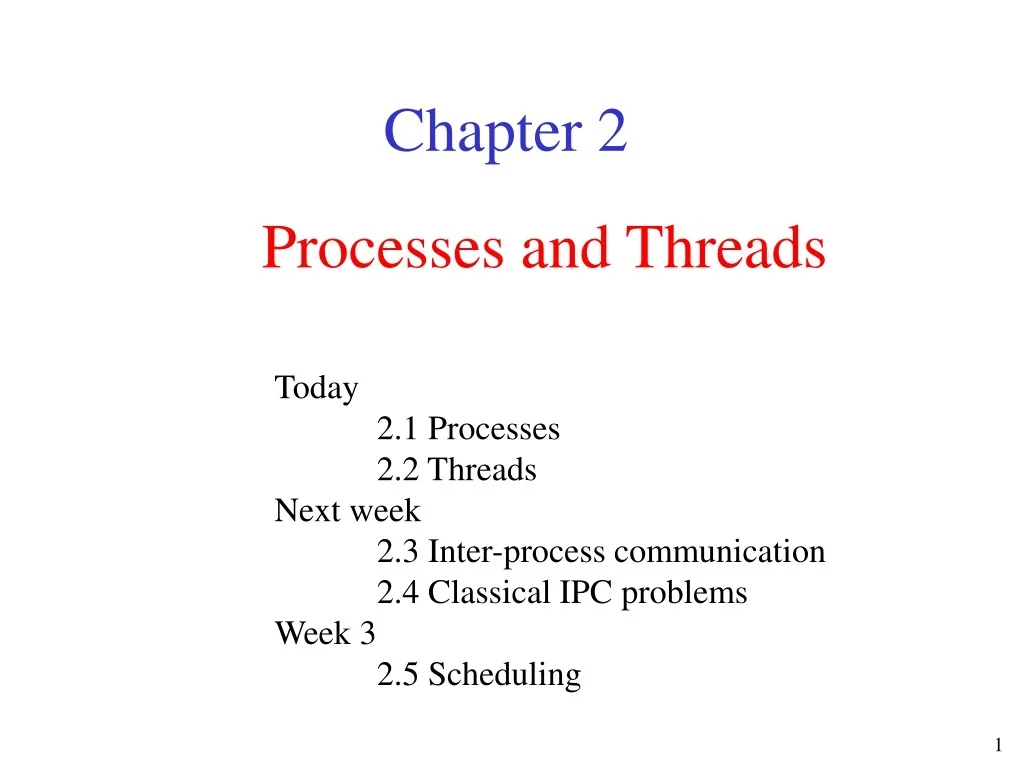 PPT - Processes and Threads in Operating Systems PowerPoint ...