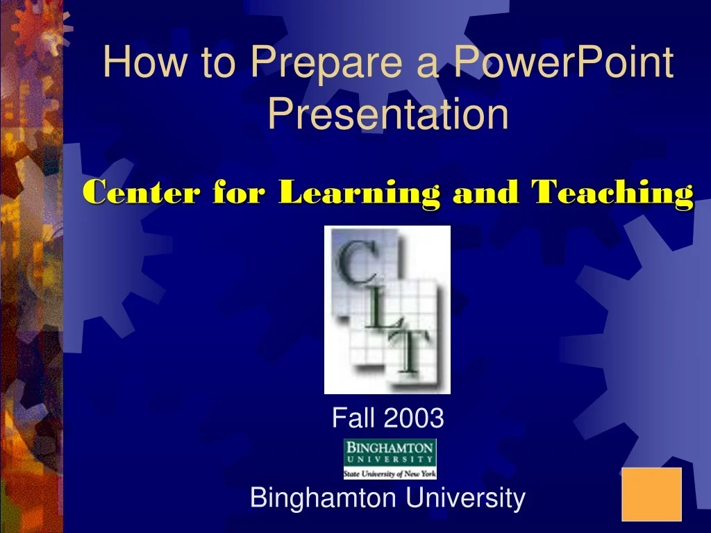 PPT - How to Prepare a PowerPoint Presentation PowerPoint Presentation ...
