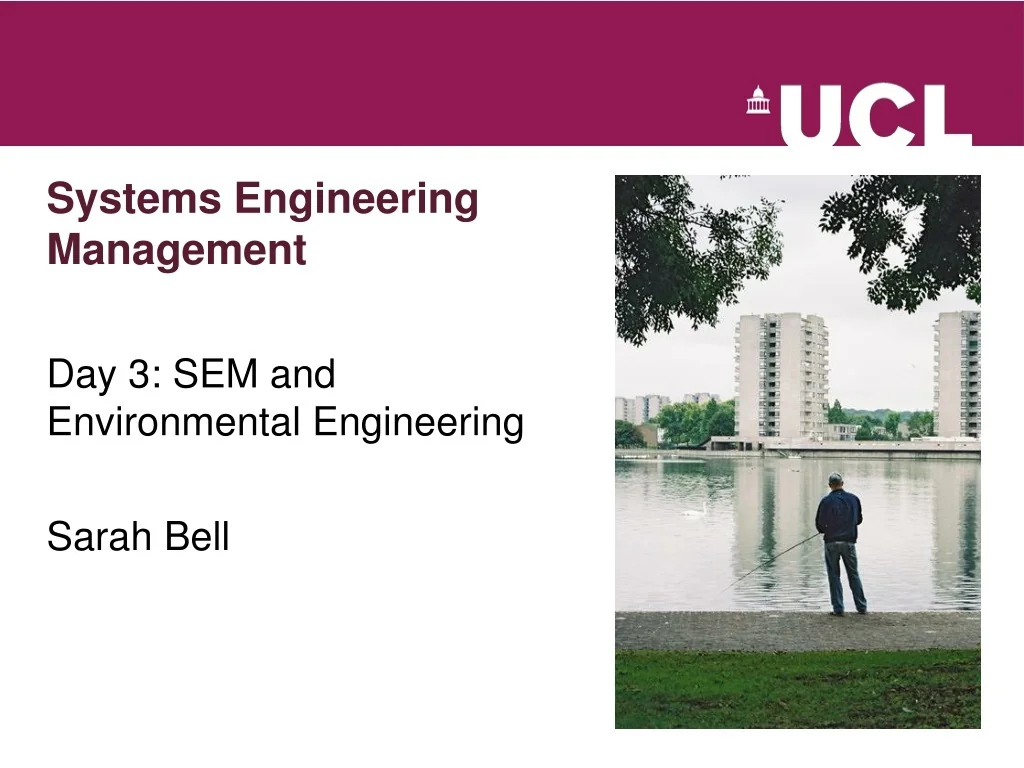 PPT - Sustainable Systems Engineering Management in Environmental ...