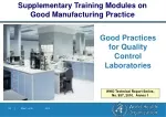 PPT - Good Practices for Quality Control Laboratories PowerPoint ...