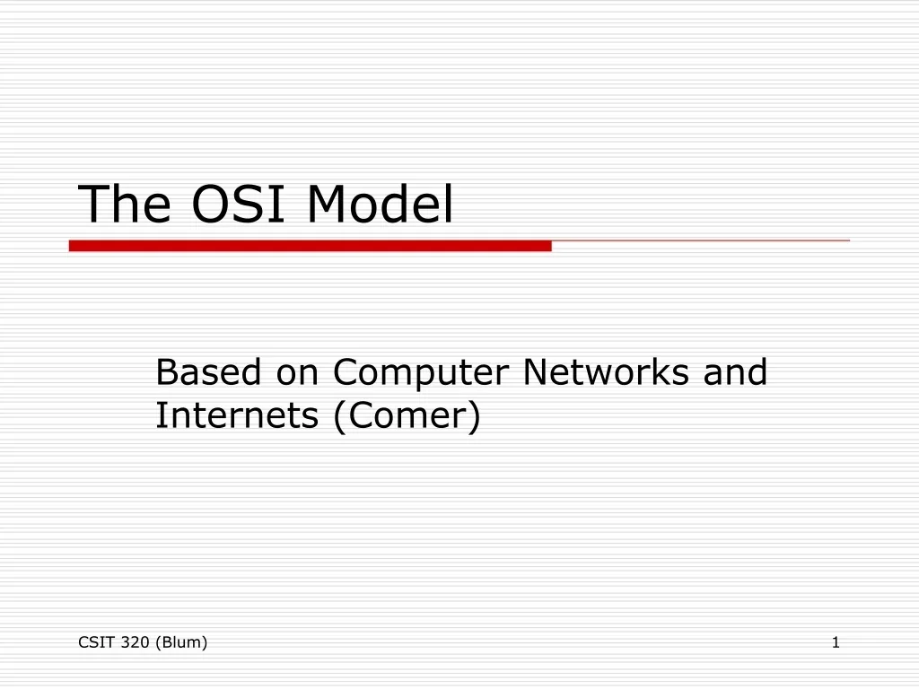PPT - The OSI Model PowerPoint Presentation, free download - ID:9296941