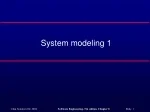 PPT - System modeling 1 PowerPoint Presentation, free download - ID:3114763