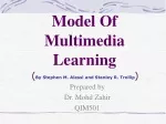 PPT - Cognitive Theory of Multimedia Learning PowerPoint Presentation ...