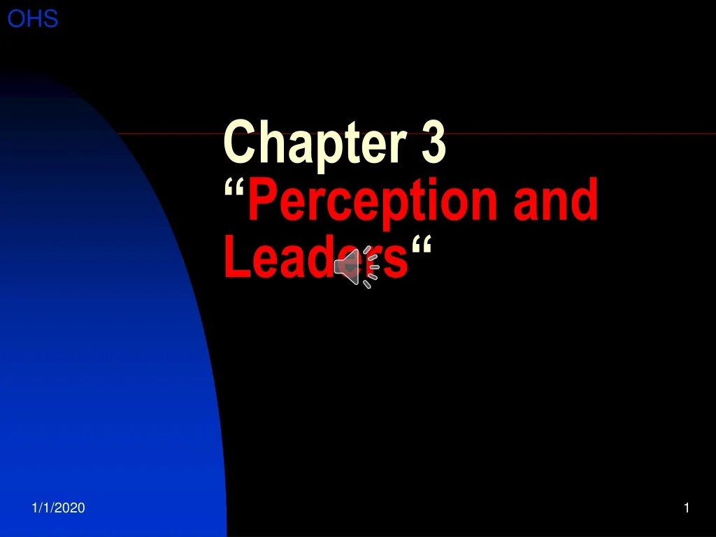 PPT - Perception and Leadership: Understanding Yourself and Others ...
