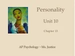 PPT - Chapter 10 Personality PowerPoint Presentation, free download ...