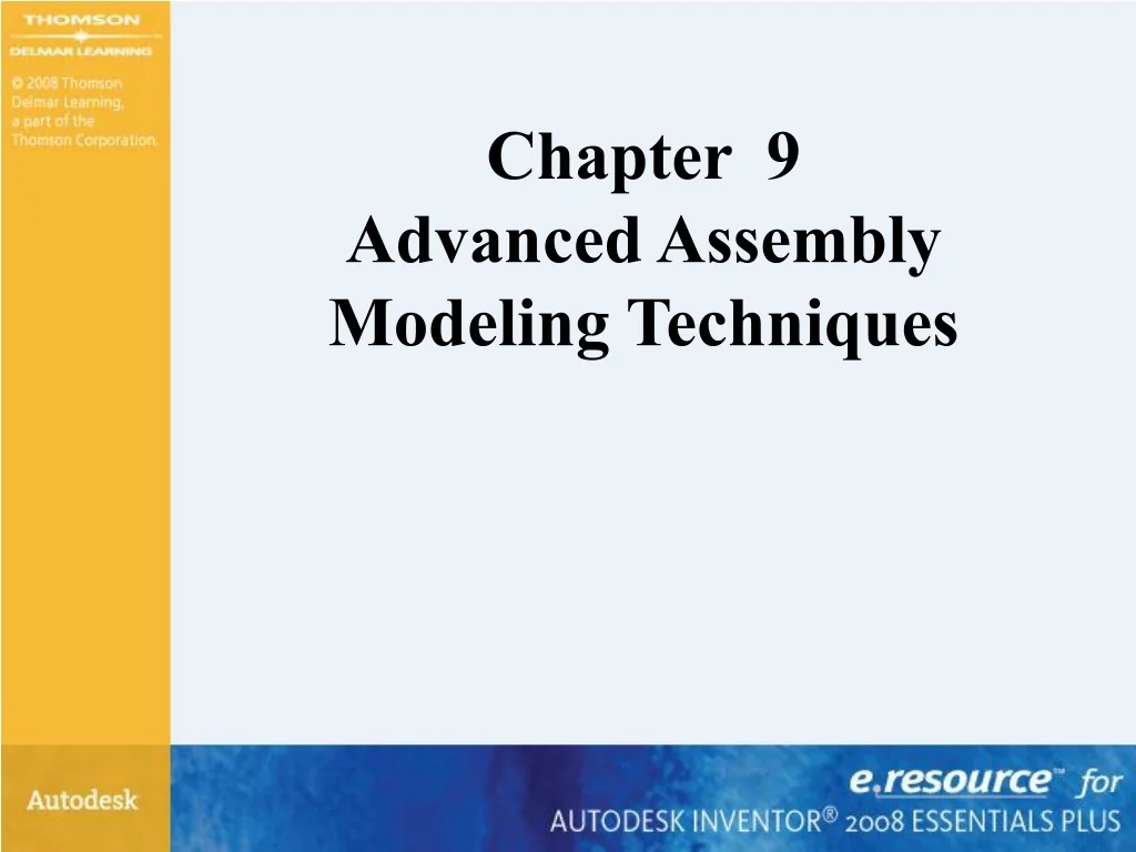 PPT - Advanced Assembly Modeling Techniques PowerPoint Presentation ...