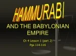 PPT - BABYLONIAN EMPIRE PowerPoint Presentation, free download - ID:3054974