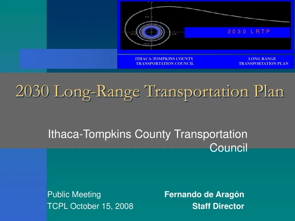 PPT - Sustainable Transportation Vision 2030 for Ithaca-Tompkins County ...
