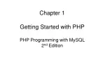 PPT - Chapter 7 Manipulating Arrays PHP Programming with MySQL INFSCI 1092 PowerPoint ...
