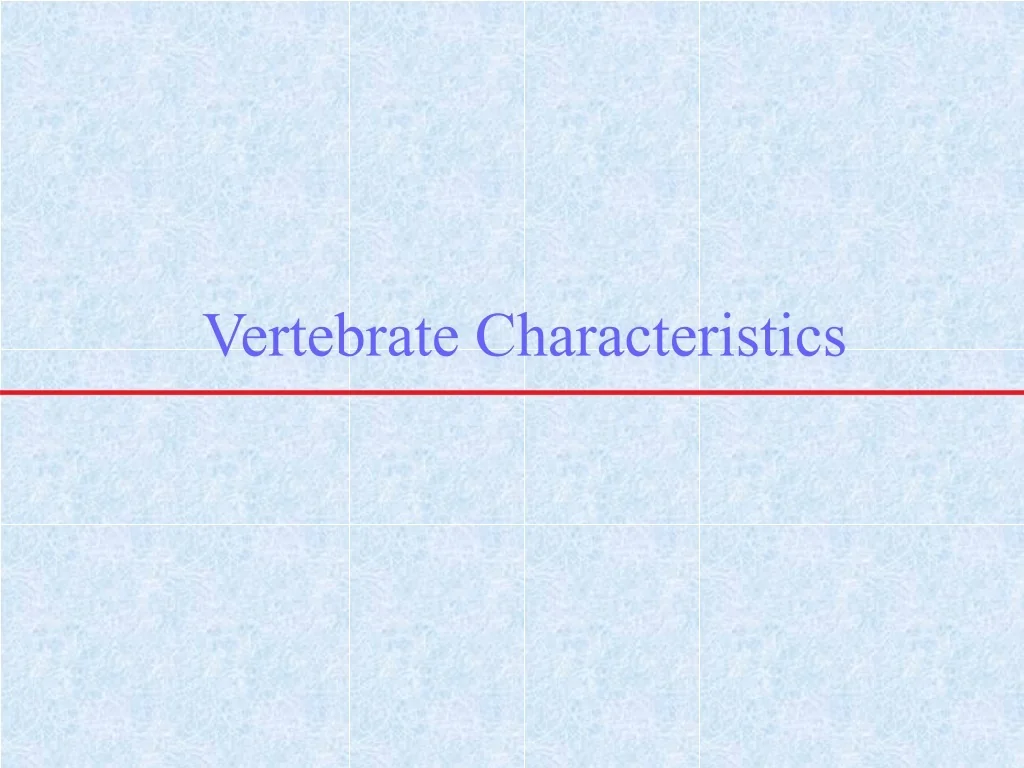 PPT - Vertebrate Taxonomy Explained: Classes and Characteristics ...
