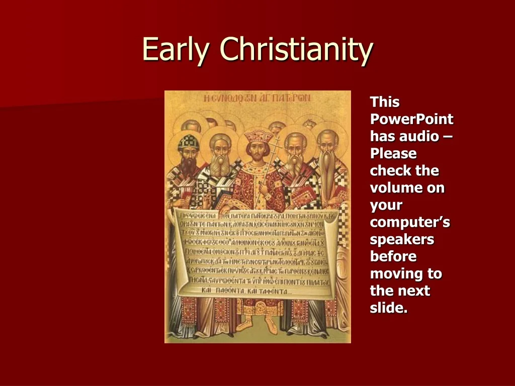 PPT - Early Christianity Impact on Medieval Europe PowerPoint ...