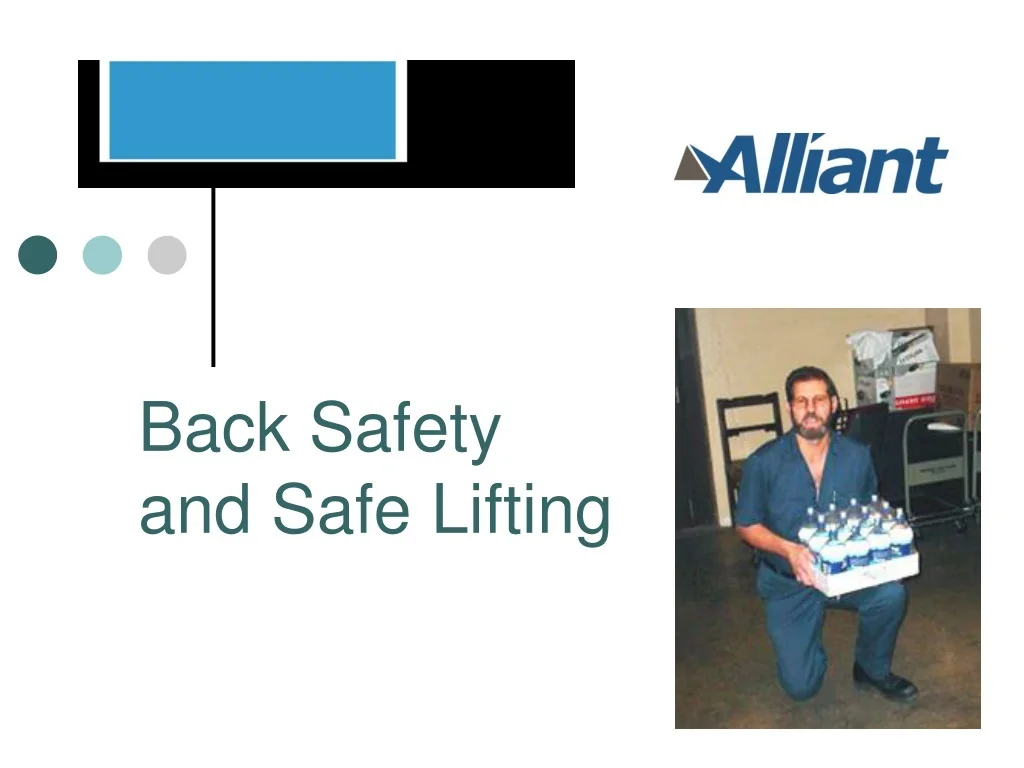 PPT - Back Safety and Safe Lifting PowerPoint Presentation, free ...